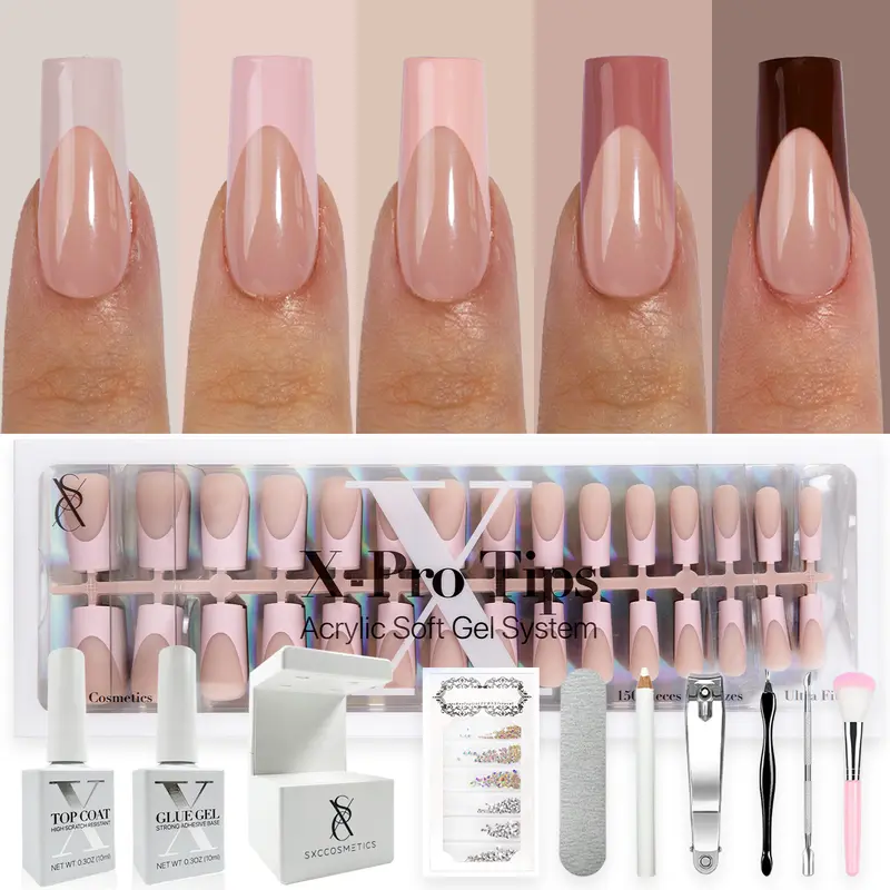 french tip oval shape - TikTok Shop