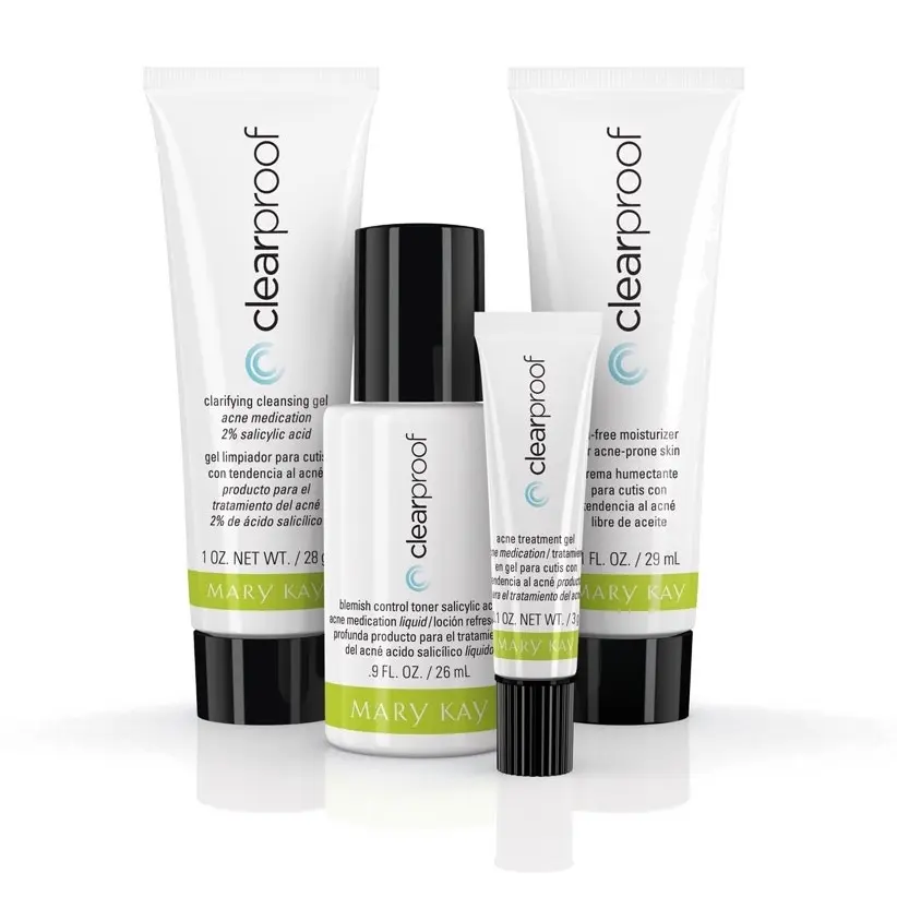 Mary Kay Travel Size- Clear Proof Acne System Set Skincare Blemish Oil ...