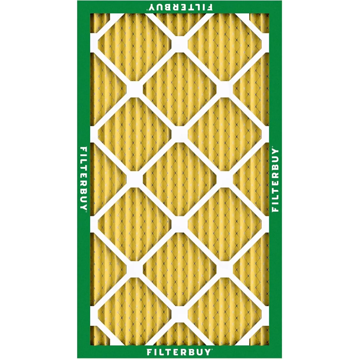 Filterbuy 13x21.5x1 Air Filter (5-Pack), Pleated MERV 11 Allergen ...