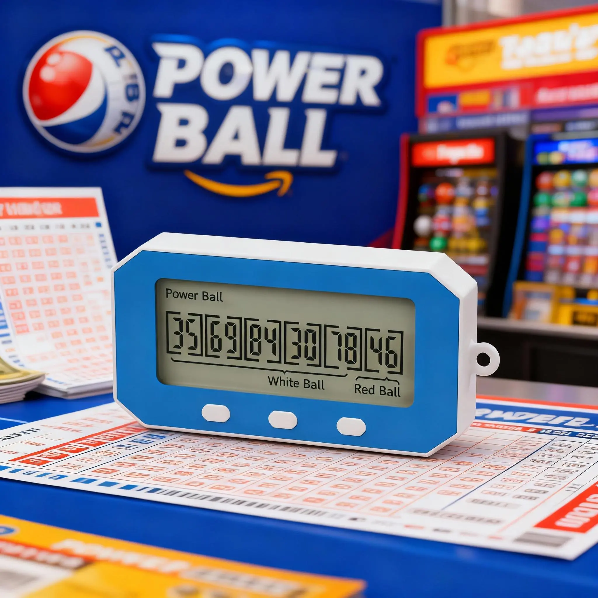 Powerball Entertainment Lucky Number Generator, AI lottery machine ...