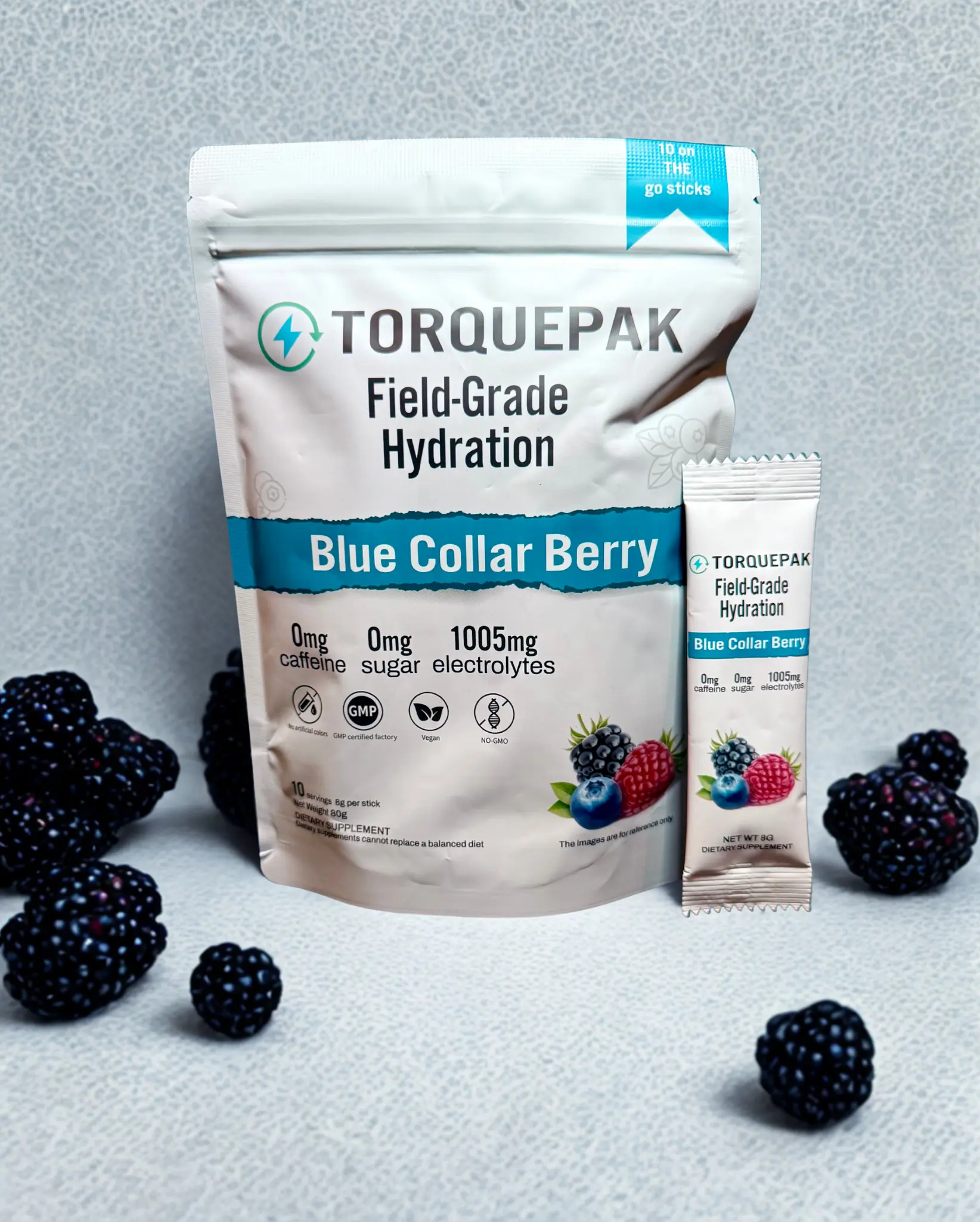 Blue Collar Berry | Non - Caffeinated Electrolyte Blend - TikTok Shop