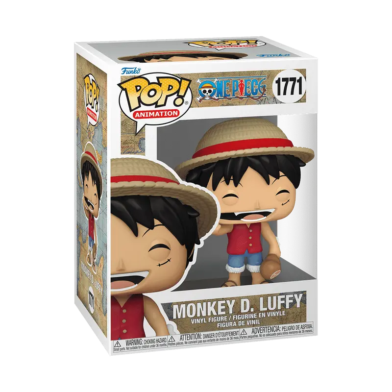 Funko Pop! Plus One Piece - Monkey D. Luffy with Meat #1771 Collectible ...