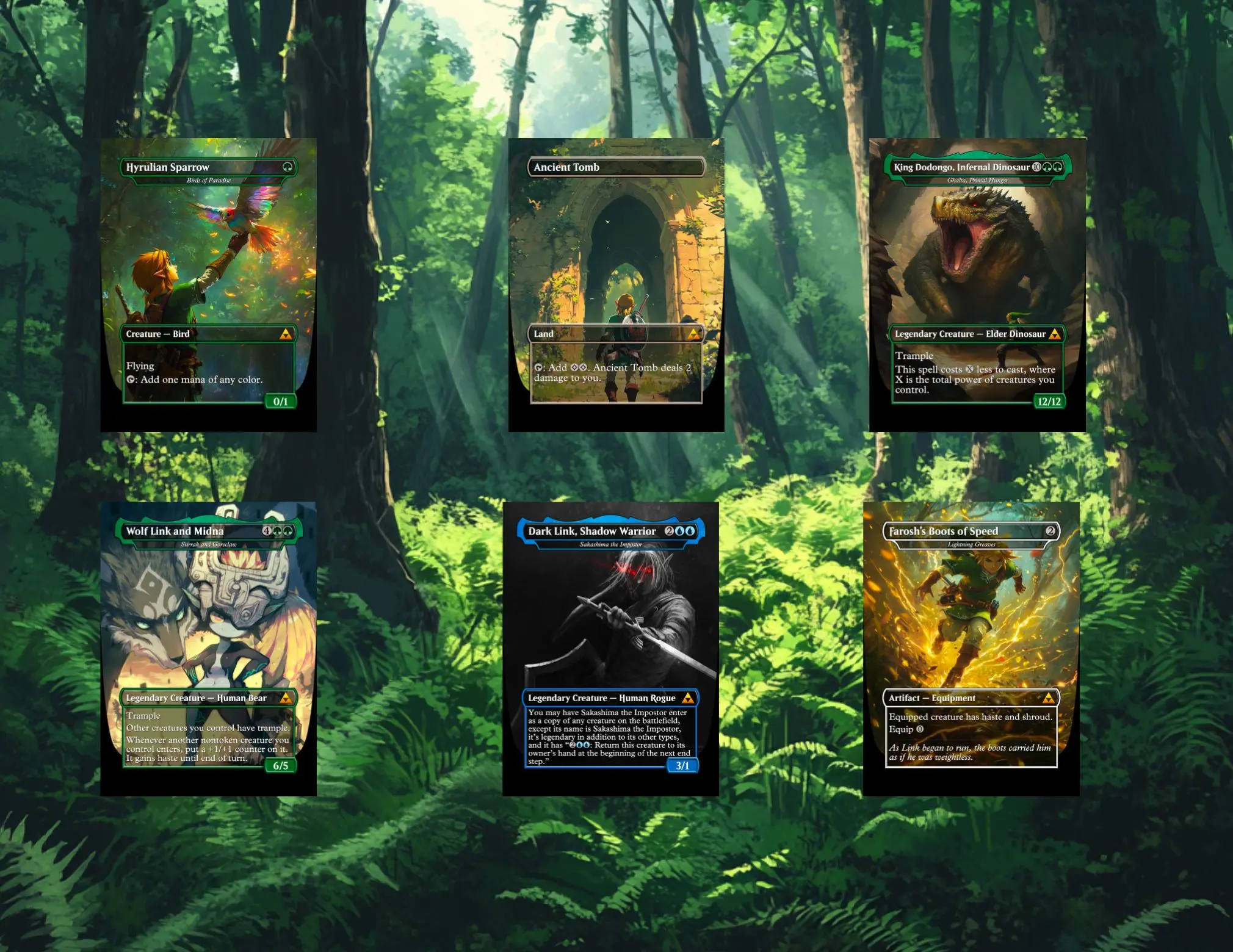 The Legend of Zelda, 100 Card Proxy Commander Deck, MTG EDH - TikTok Shop