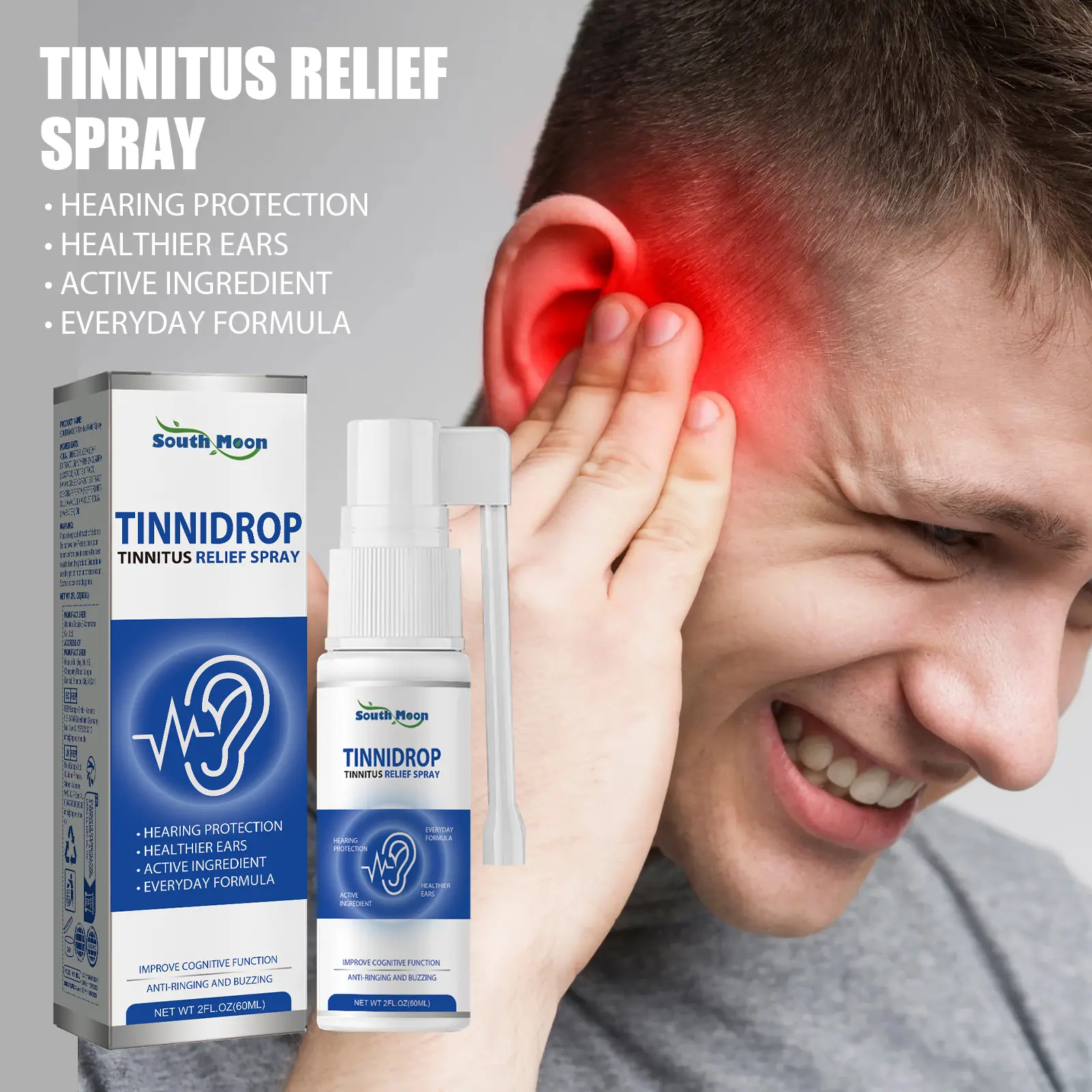 Ear Care Spray!Gently soften earwax for easy cleaning - perfect for ...
