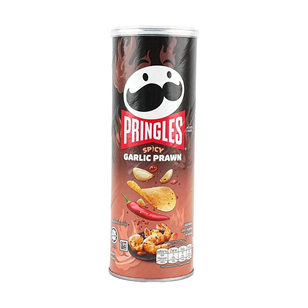 Pringles Spicy Garlic Shrimp Flavor Potato Chips 102g - Thai Edition ...