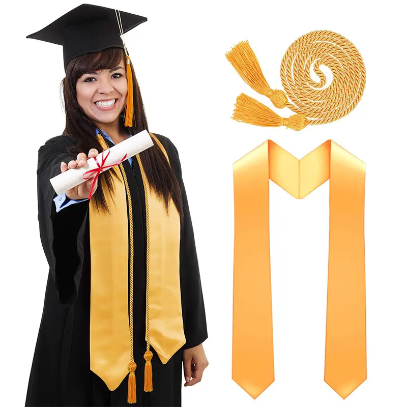 Graduation Gown Bundle 2026🎓| Full Set: Matte Gown + Cap + Stole ...