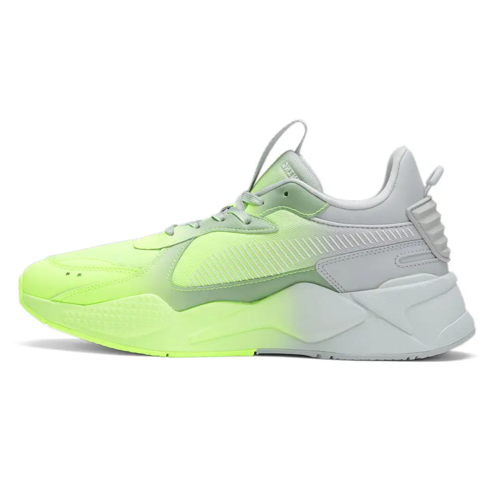 PUMA Mens Rs X Faded Lace Up Sneakers Shoes Casual - Green, Grey ...