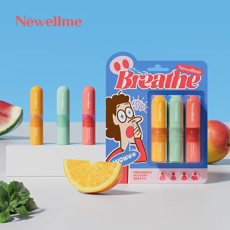 Newellme Nasal Stick - Super Potent Essential Oil Vapors, Powerfully ...