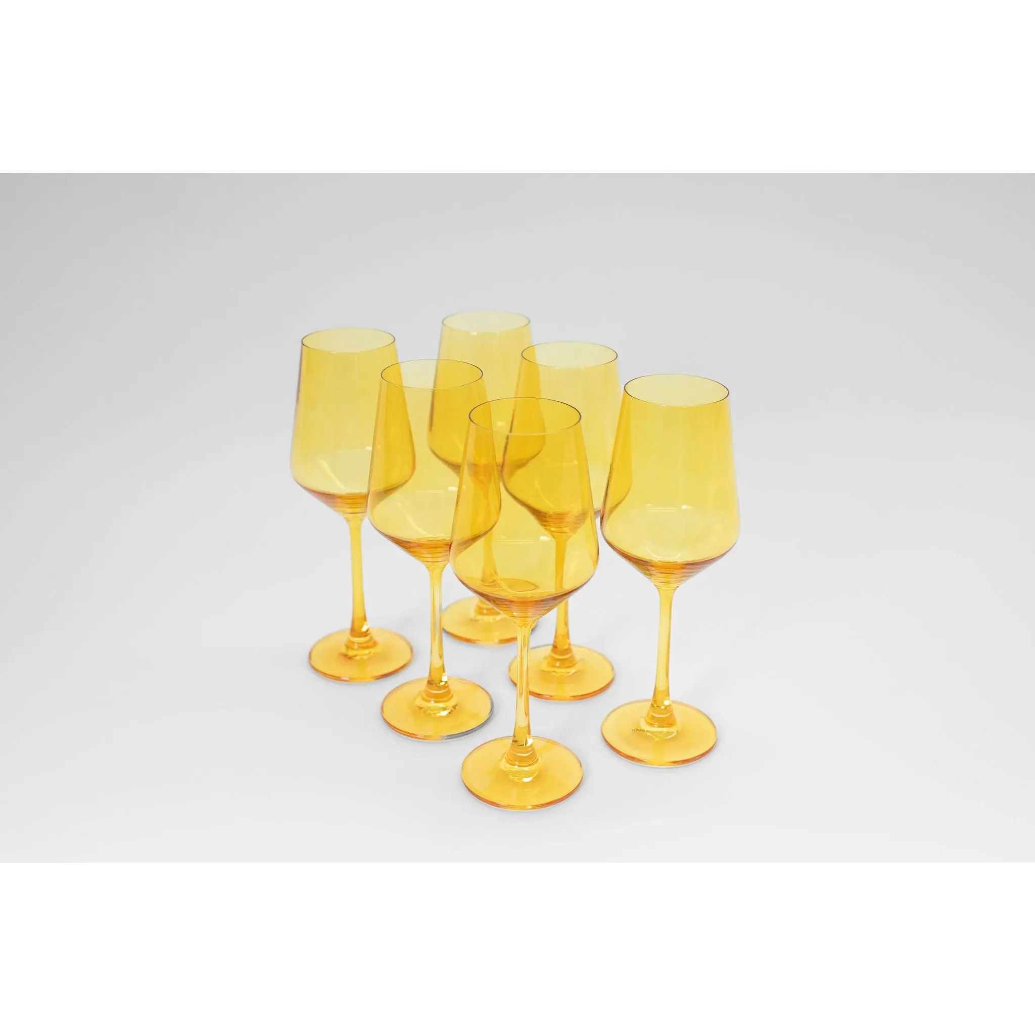 Sunshine Yellow - Colored Wine Glass - TikTok Shop