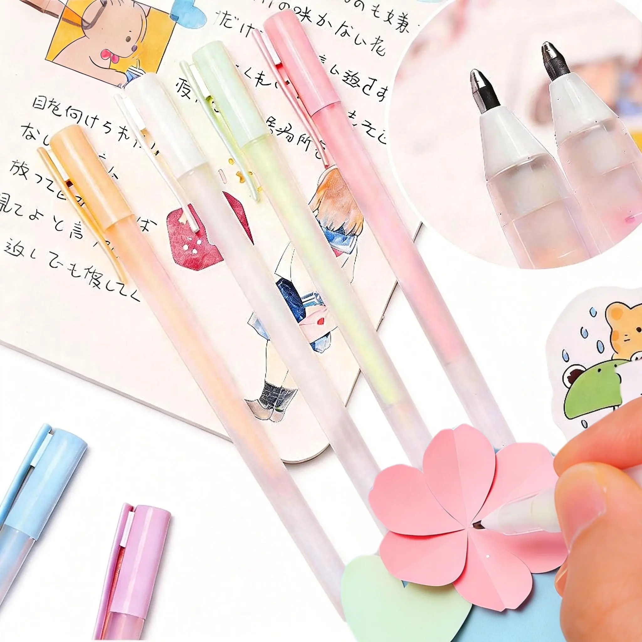6PCS Glue Pens, Quick Drying Color Spot Glue Pen, Easy Precise Control ...