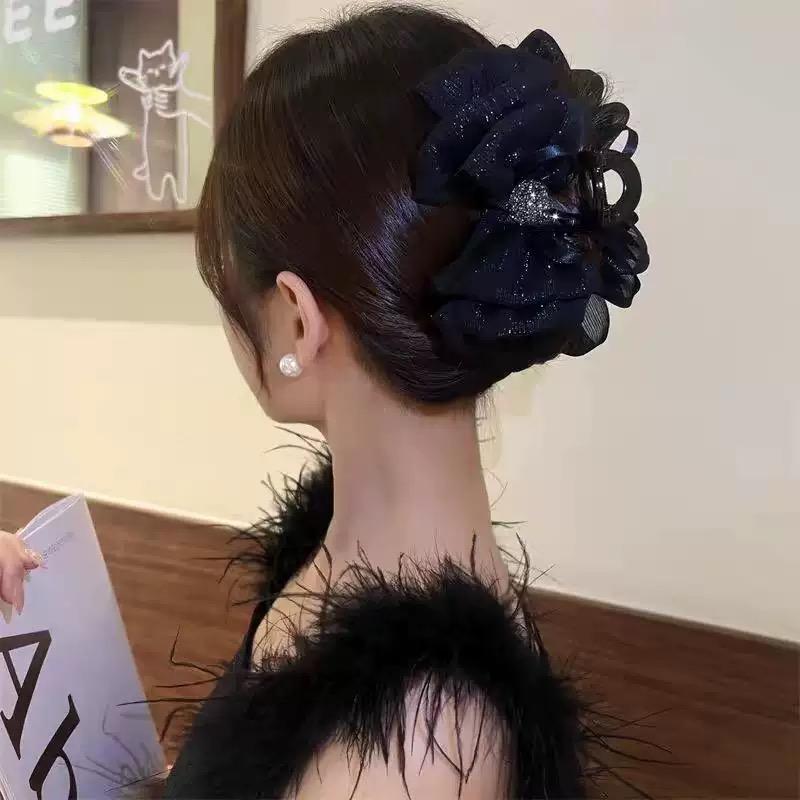 3Pcs Elegant Red Bow Hair Clip for Women's Summer Hairstyles with ...
