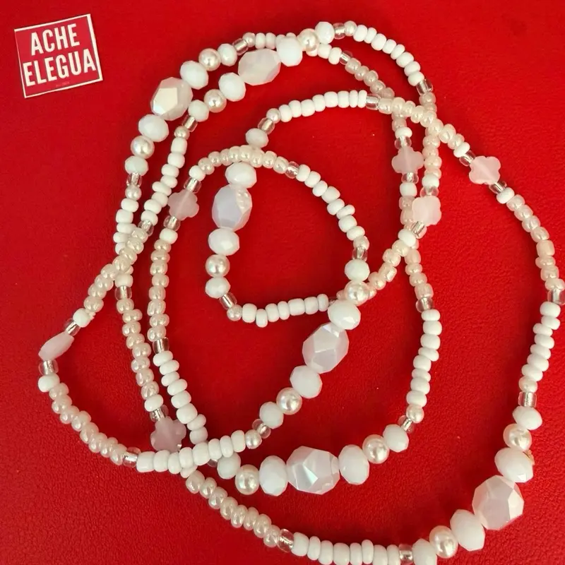 Ochala Obatala Eleke Handmade with Crystal Beads Unique Piece by ache ...