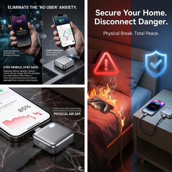 140W Physical-Disconnect Battery Guard, Anti-Overcharge Protection for ...