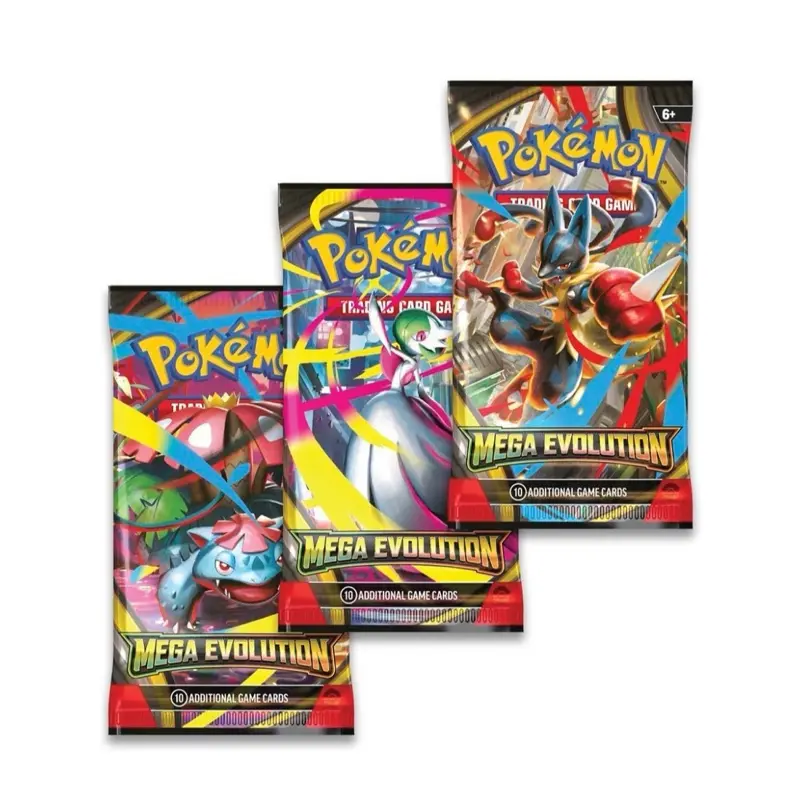 3x Mega Evolution Booster Packs Pokemon - TikTok Shop