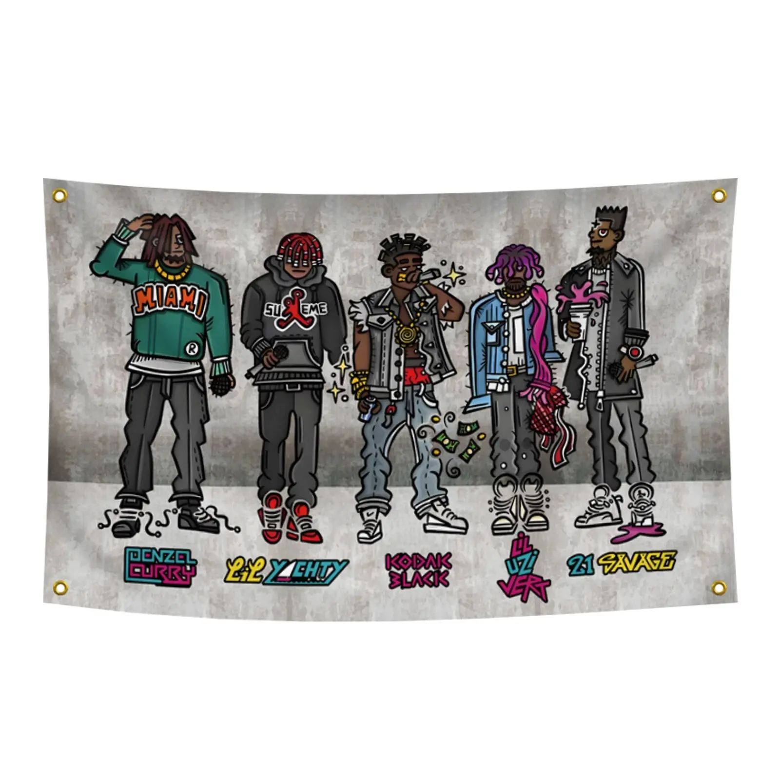 2016 Freshman Cypher Flag 3x5 Ft Hip Hop Rap Music Tapestry Decor ...