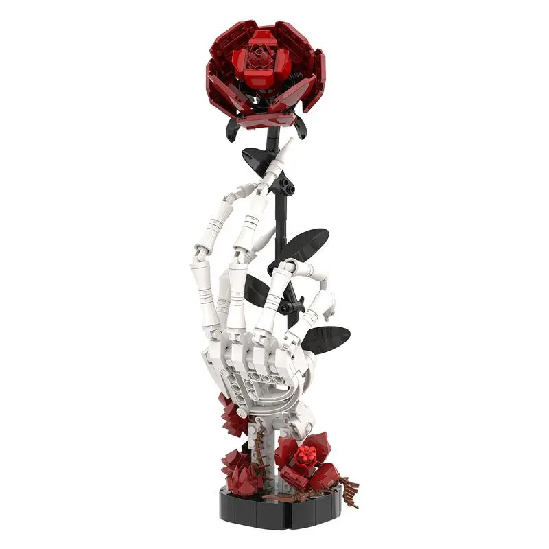 Dark Gothic-Style Art Building Block Kit | DIY Hand-assembled Skeleton ...