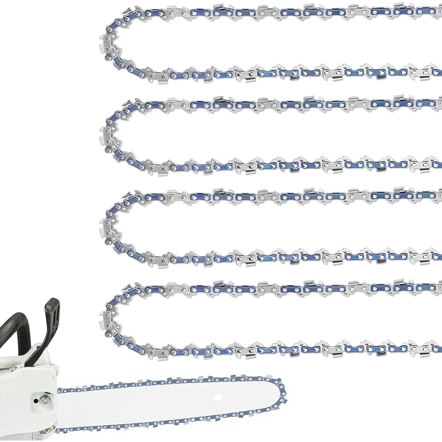 4 Pack 16 Inch Chain 3/8" LP Pitch .043'' Gauge 55 Drive Links fits ...