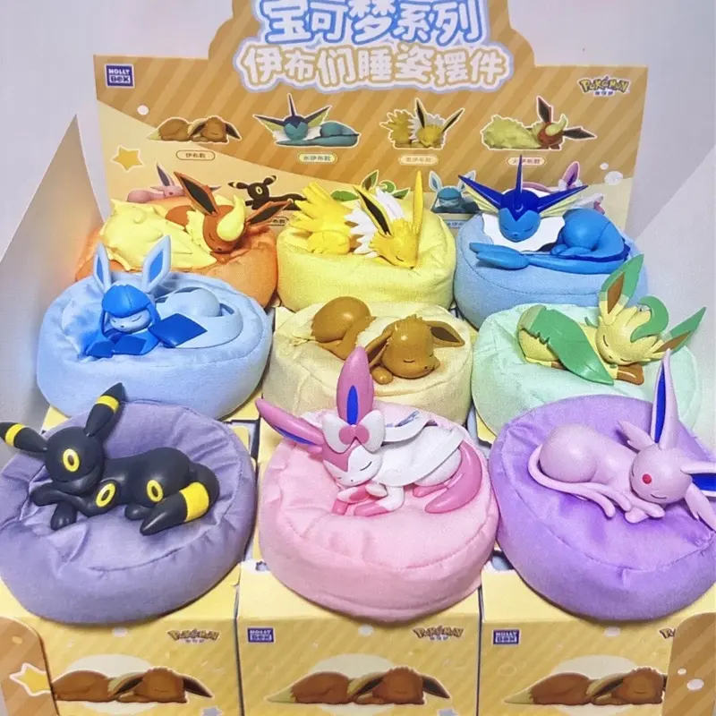 Eevee Evolutions Sleeping Series blind box figure - TikTok Shop